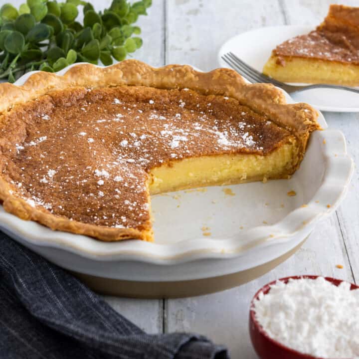 Chess Pie - Simply Scrumptious Eats