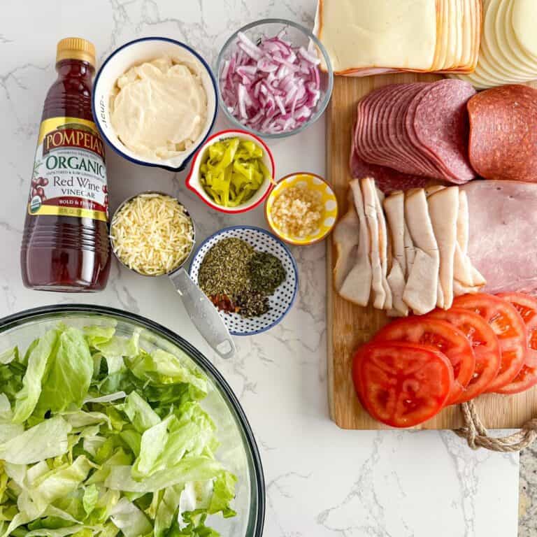 Best Grinder Salad - Simply Scrumptious Eats