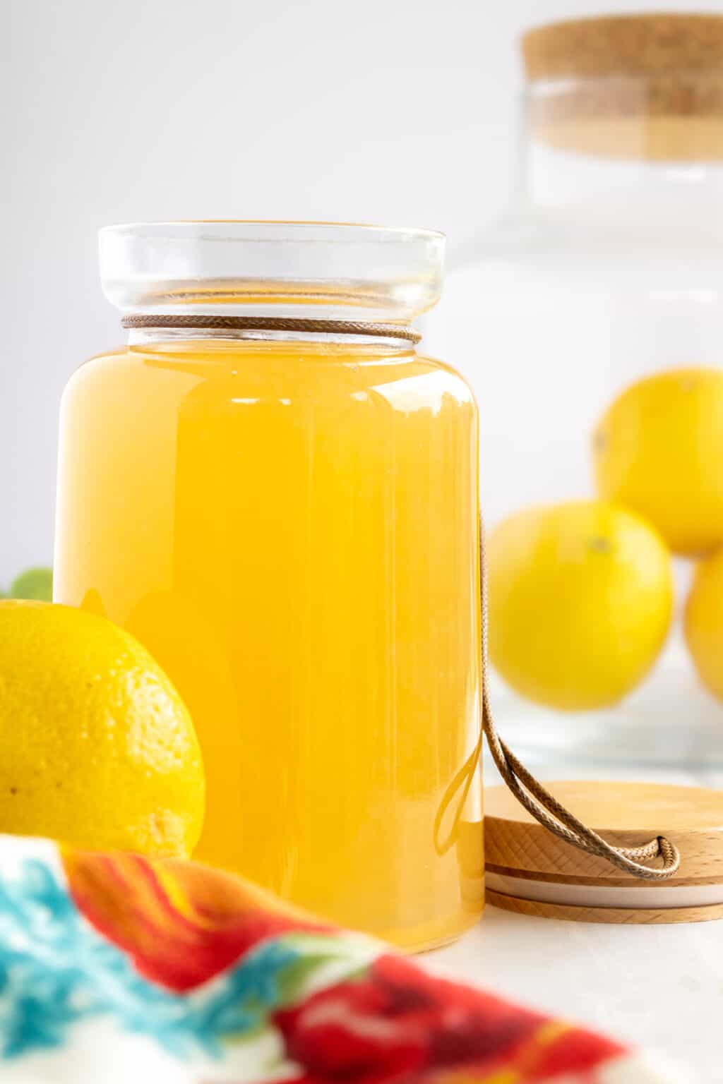 Lemon Simple Syrup - Simply Scrumptious Eats