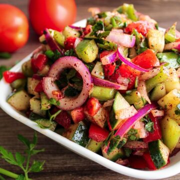 Turkish Shepherd Salad - Simply Scrumptious Eats