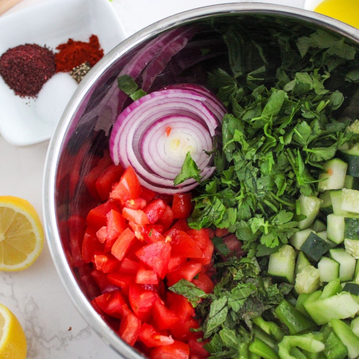 Turkish Shepherd Salad - Simply Scrumptious Eats