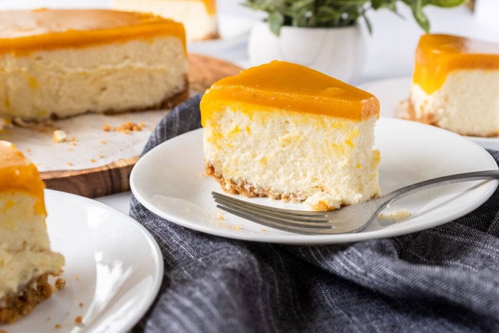 Passionfruit (lilikoi) Cheesecake - Simply Scrumptious Eats