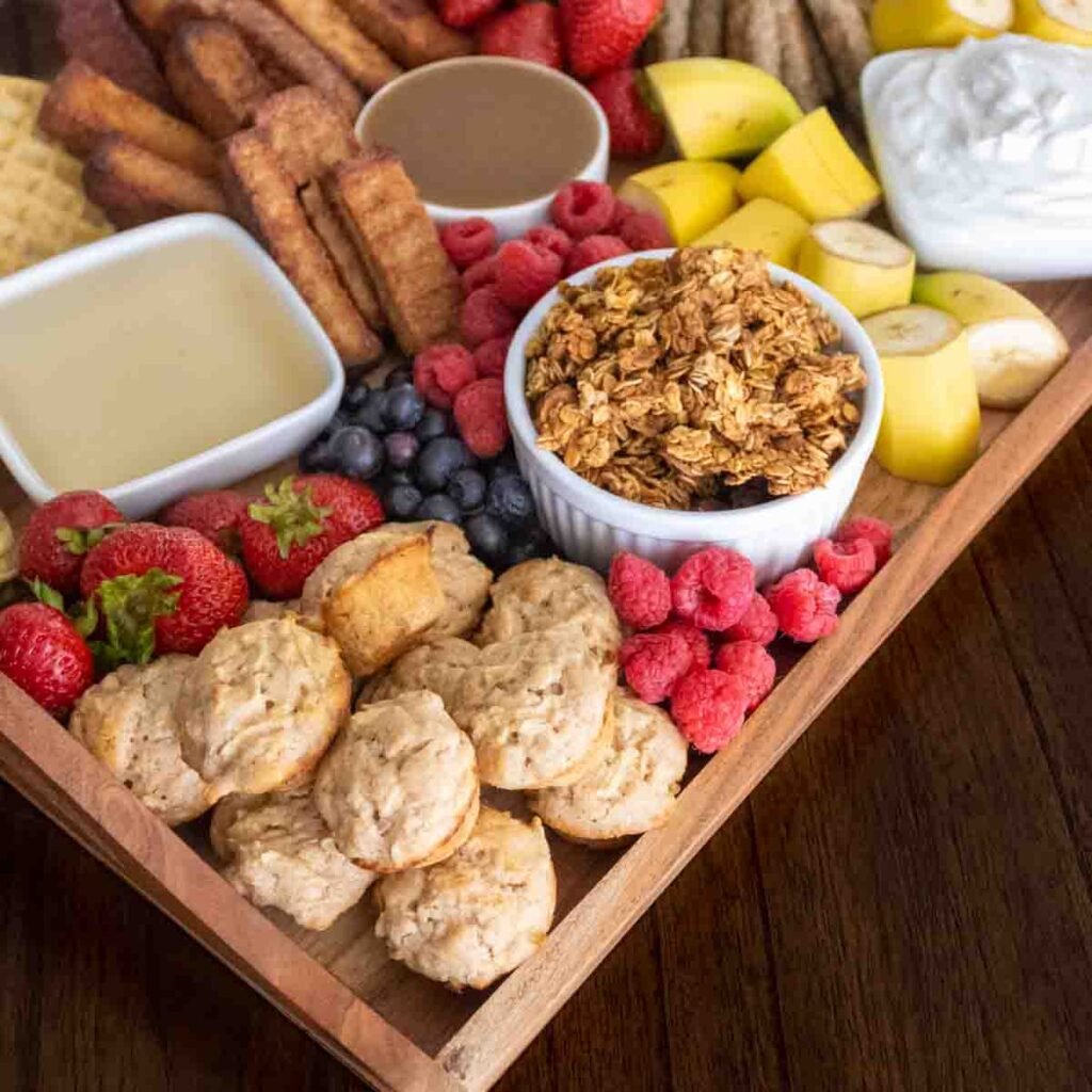 Easy Breakfast Charcuterie Board - Simply Scrumptious Eats