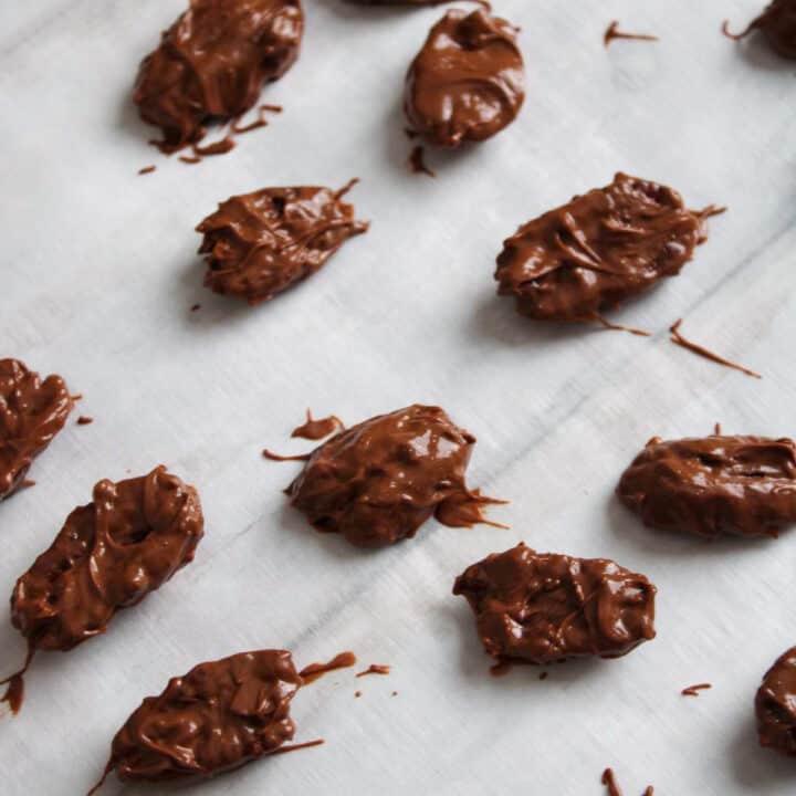 Homemade Chocolate Covered Pecans - Simply Scrumptious Eats