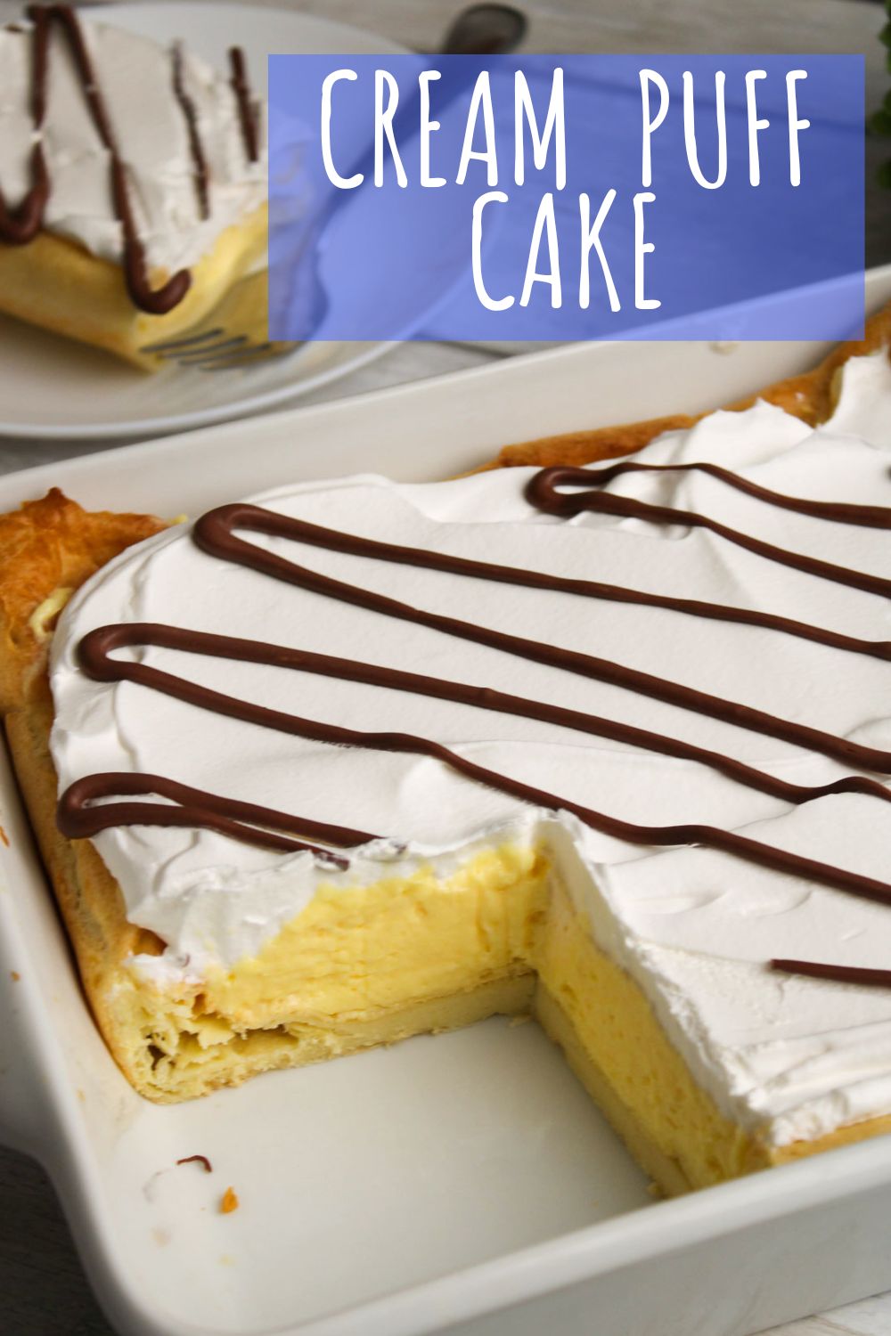 Cream Puff Cake - Simply Scrumptious Eats