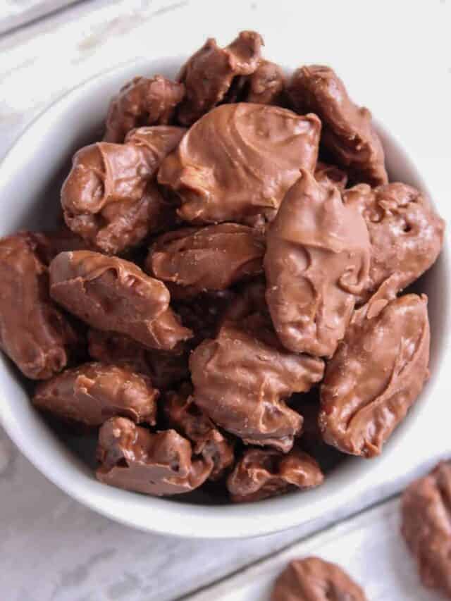 Easy Chocolate Covered Pecans - Simply Scrumptious Eats