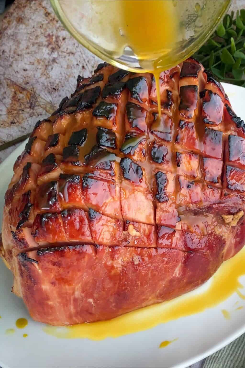 Best 3-Ingredient Ham Glaze - Simply Scrumptious Eats