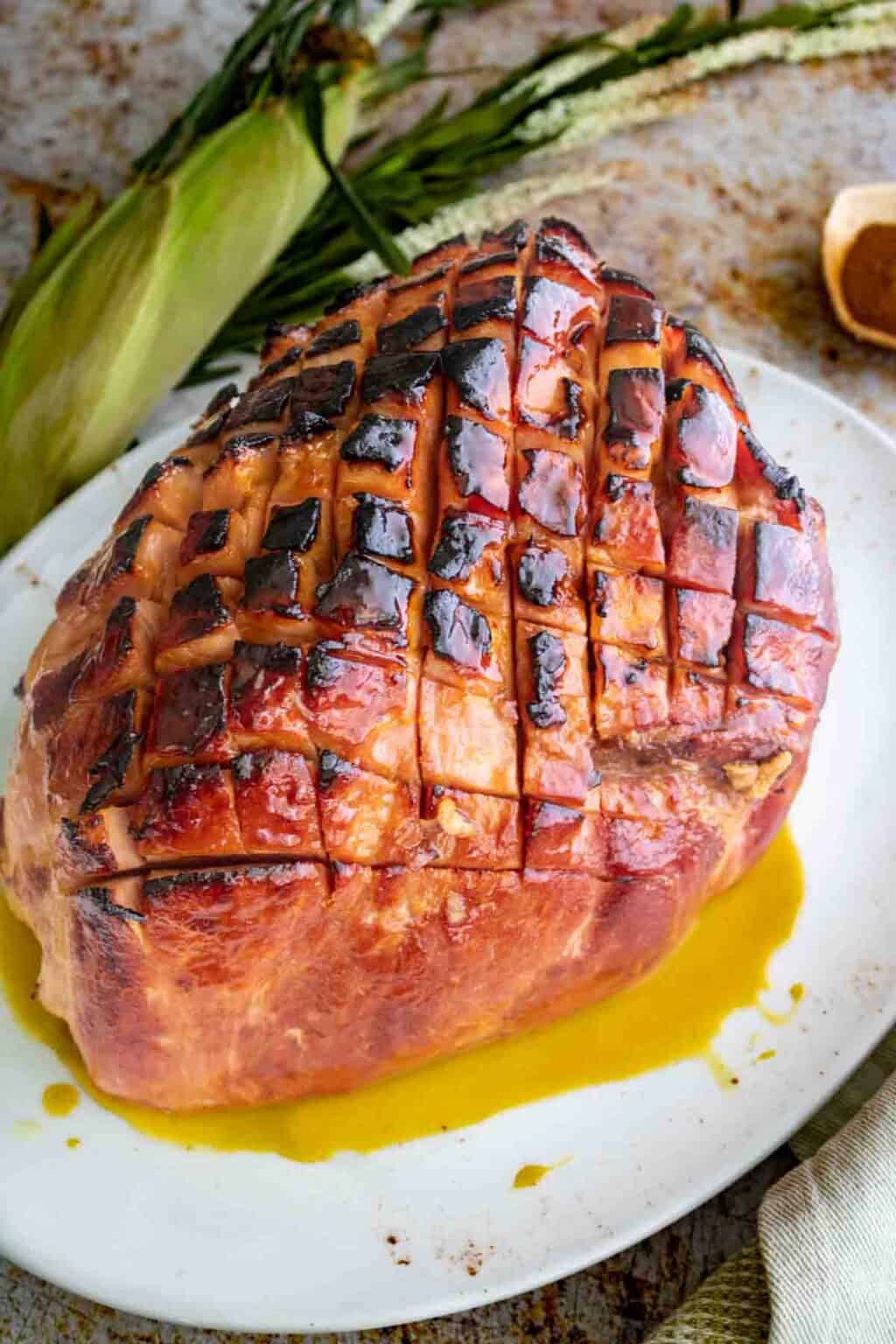 Best 3-Ingredient Ham Glaze - Simply Scrumptious Eats