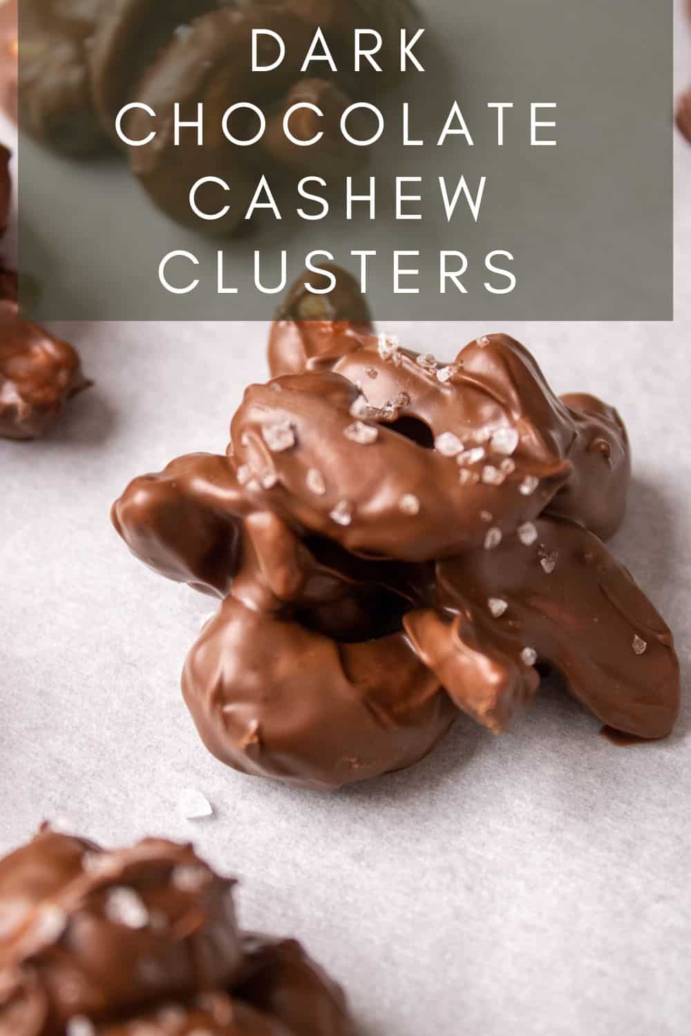 Chocolate Covered Cashews (clusters)
