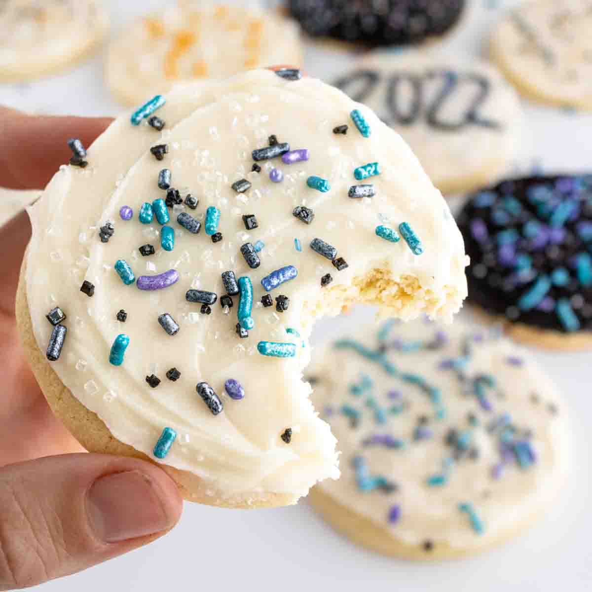 New Years Eve Cookies - Simply Scrumptious Eats
