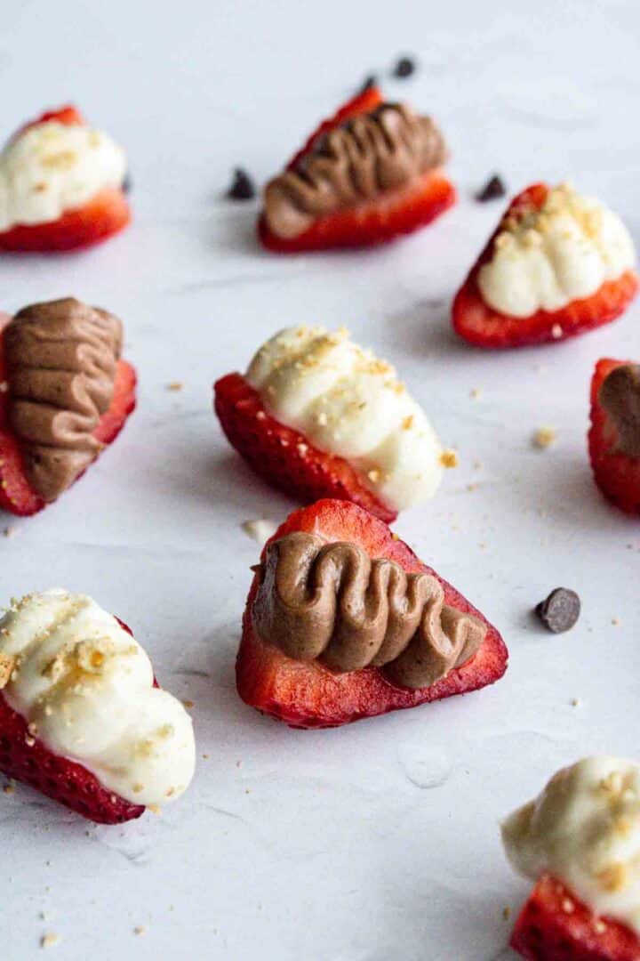 Deviled Strawberries (Cheesecake Stuffed Strawberries) - Simply ...