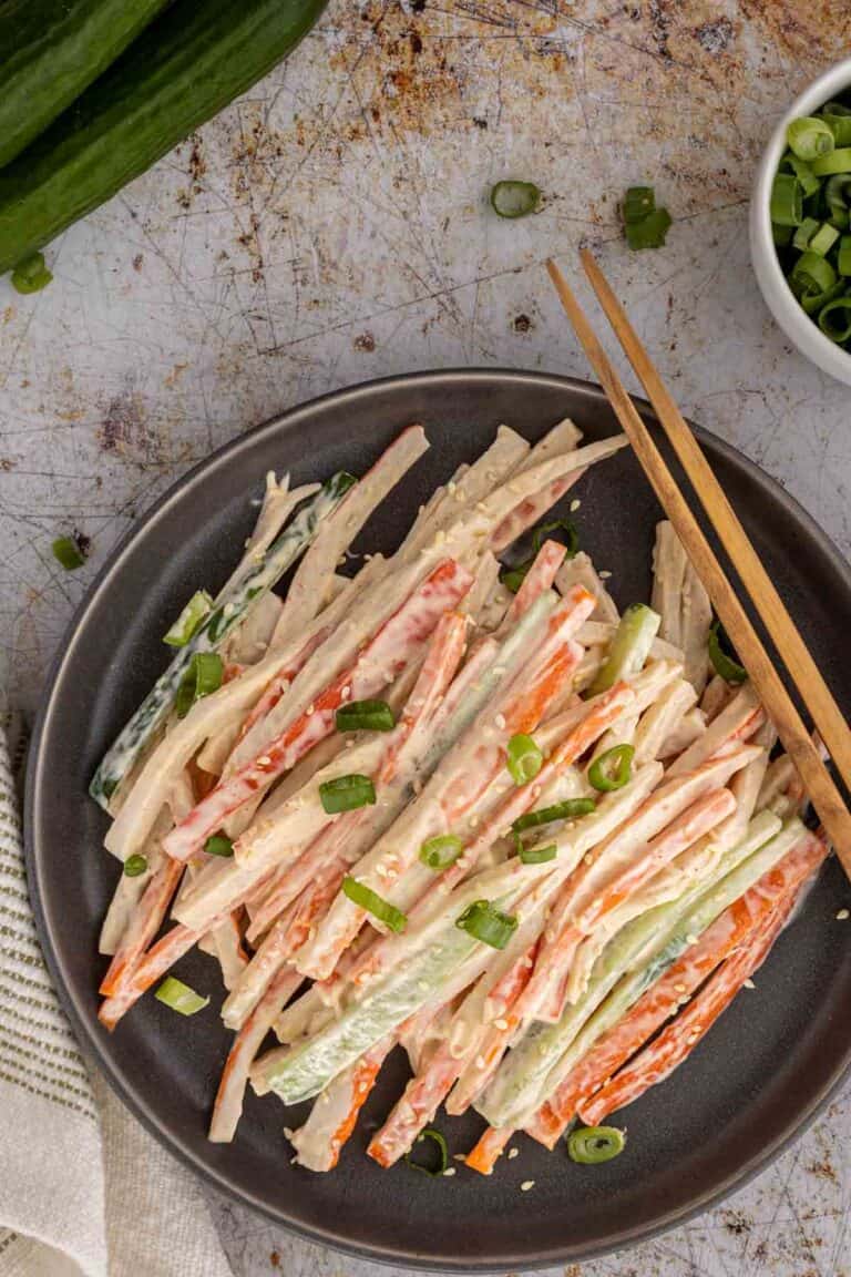 Kani Salad (Crab Stick Salad) - Simply Scrumptious Eats