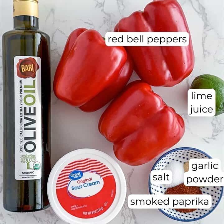 Smoky Red Pepper Crema - Simply Scrumptious Eats