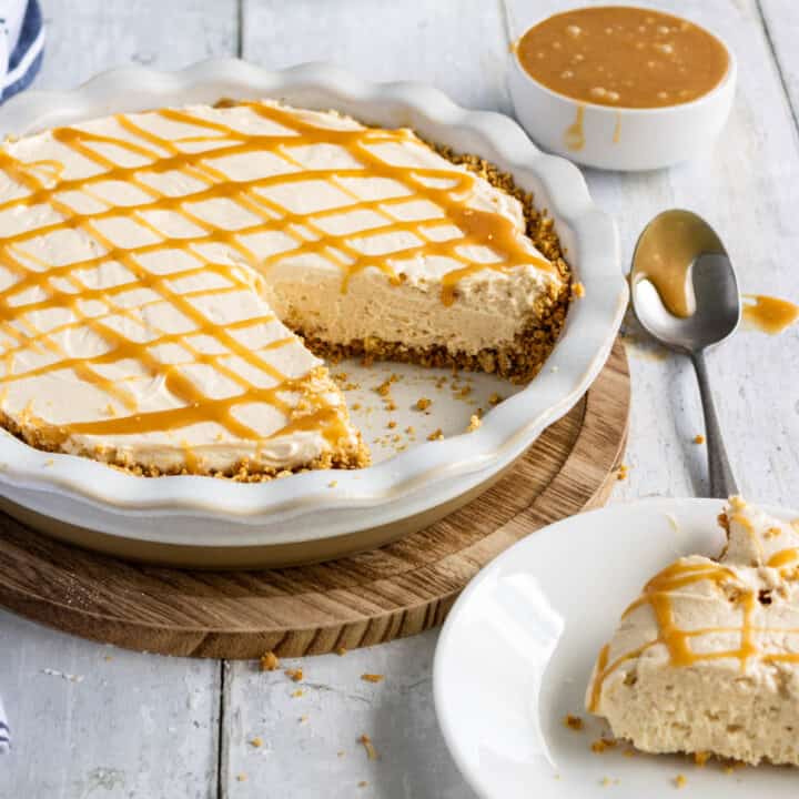 Easy Caramel Pie - Simply Scrumptious Eats