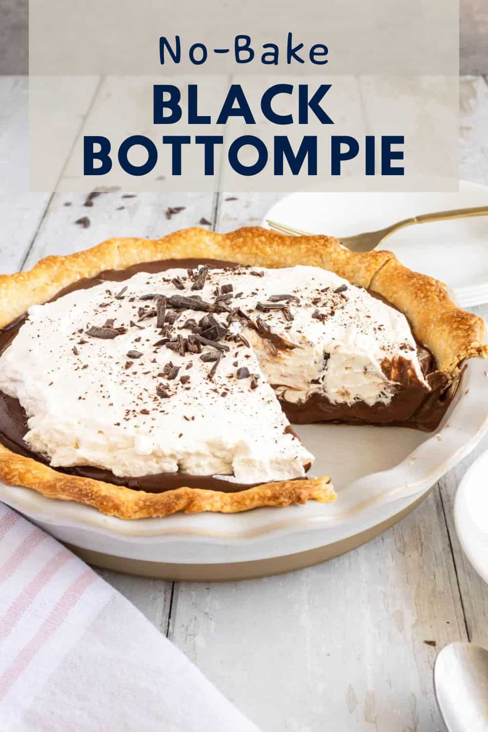 Black Bottom Pie - Simply Scrumptious Eats