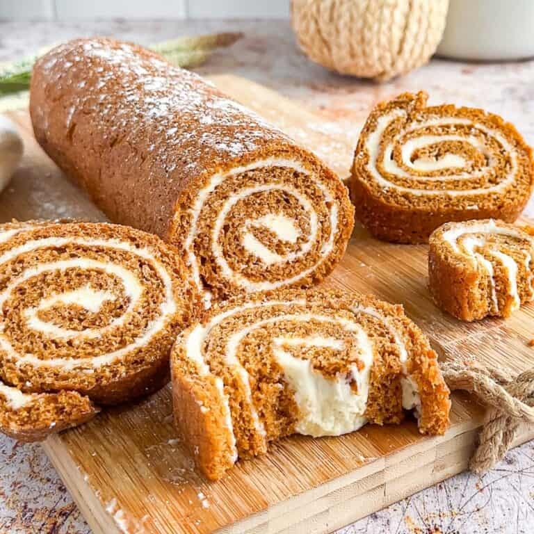 Easy Pumpkin Roll - Simply Scrumptious Eats