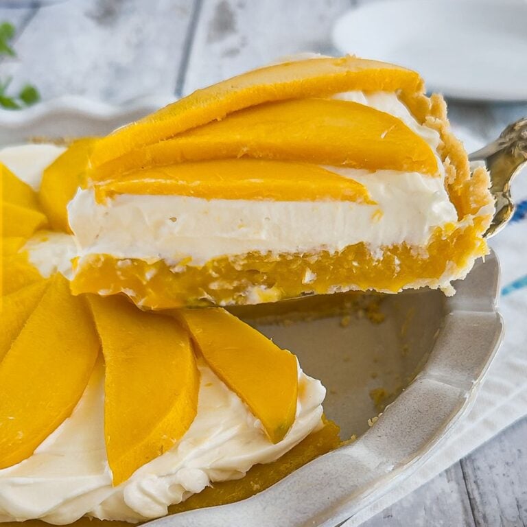 Mango Pie - Simply Scrumptious Eats